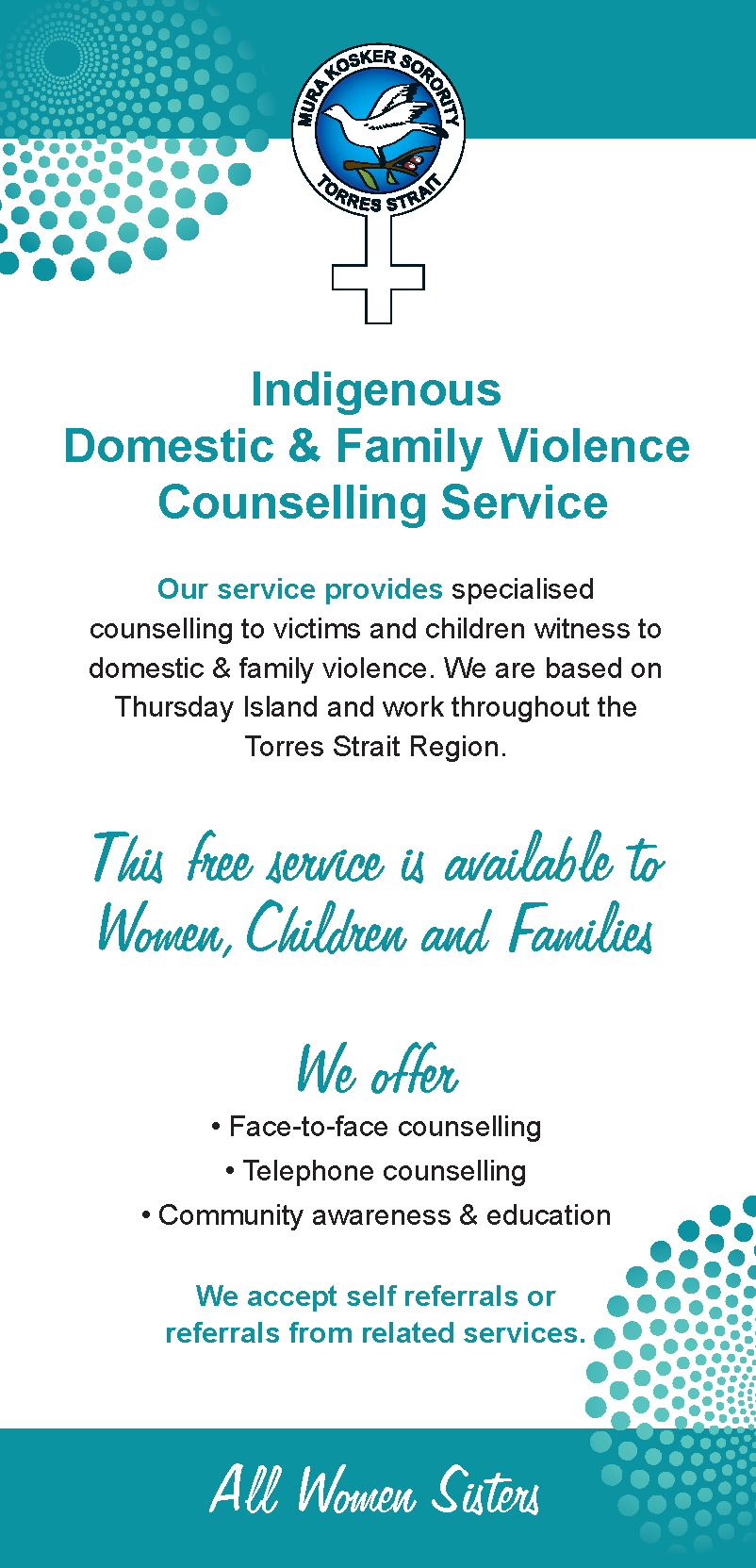 Domestic & Family Violence Flyer - Mura Kosker Sorority